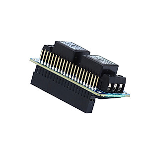sb components Zero Relay 2 Channel 5V Relay Shield for Raspberry Pi, Relay HAT Expansion Relay Board for Raspberry Pi 4B/3B+/3B/2B/B+/A+/Zero and Zero W | Power Relay Module for Raspberry Pi