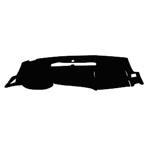 KEDAKEJI Black Dashboard Dash Board Cover Mat Carpet Compatible with 2007-2013 Chevrolet Silverado GMC Sierra