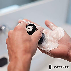 OneBlade Premium Synthetic Ultra Soft Shaving Cream Brush for Men - 20mm Knot