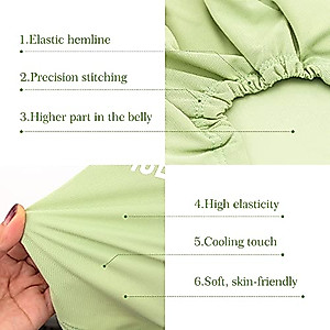 ISPET Dog Shirts Self Cooling T-Shirts, Ice Silk Summer Dog Tee Shirts Soft Pet Sleeveless Vest Tank Top for Small Dogs Boys Girls - Avoid Overheating, Green, Medium