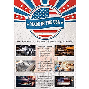 Personalized custom Metal Sign Design Your Own Multiple Colors (9x12, Horizontal)