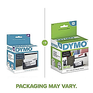 DYMO White 2x3-1/2" Card Stock 300 Per Roll