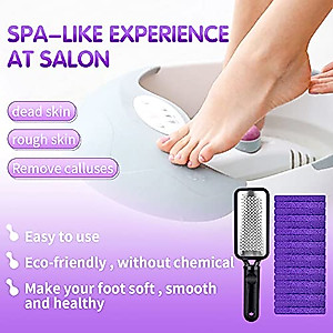 Foot Callus Remover Kit Foot File Callus Remover for Feet Pedicure Supplies Professional Metal Foot File and 20 PCS Pumice Stone for Feet Foot Scraper for Callus Removal Rough Dead Skin Removal.