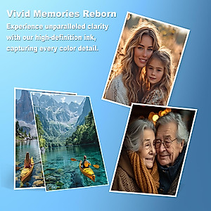 HLPRINT 312XL 314XL Ink Cartridges Remanufactured for Expression Photo HD XP-15000 Wide Format Printer(6-Pack)