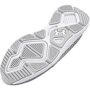 Under Armour Women's Charged Decoy Running Shoe, (100) White/White/Halo Gray, 9