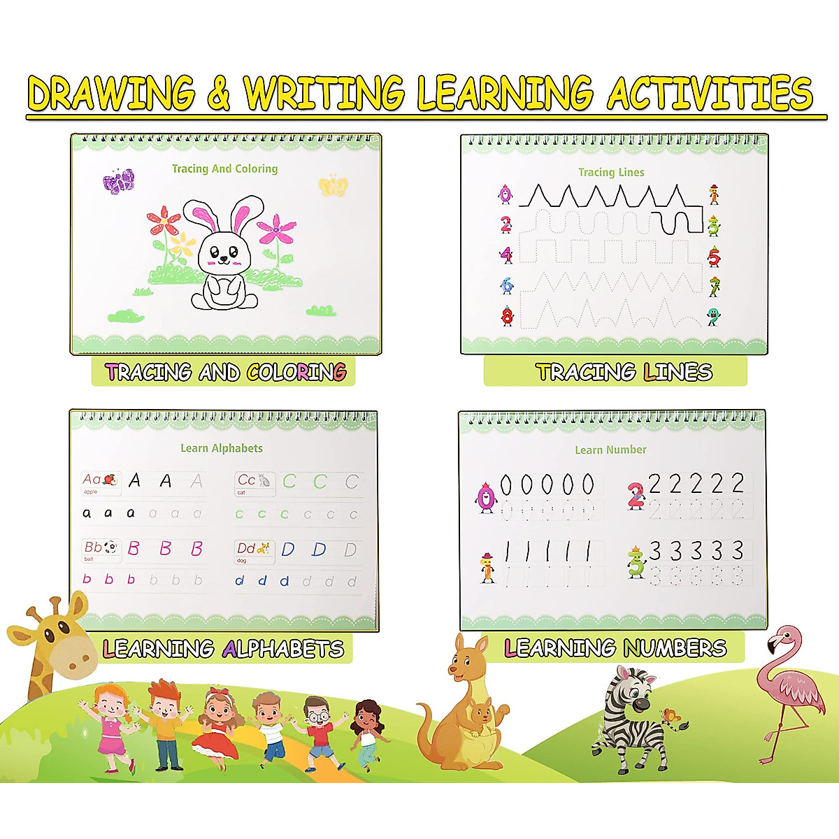 Busy Book for Toddlers, Montessori Toys for Toddlers, Preschool Educational Activities, 32 Theme Busy Book, Autism Sensory Educational Toys, Early Learning Toys, for Boys and Girls