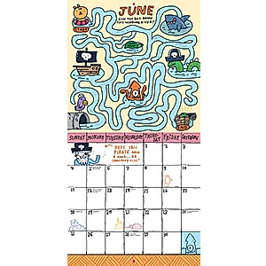 Kid's Awesome Activity Wall Calendar 2023: Includes 300+ Super Fun Stickers!