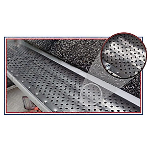 Extreme Flo Gutter Guard 50 Year Gutter Cover System, Residential Gutter Guards, 200ft (6-inch, Black)