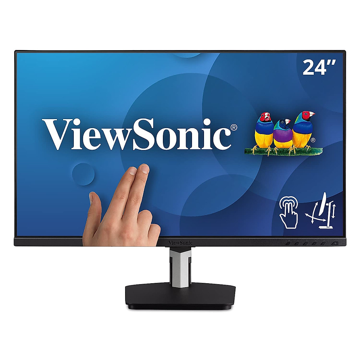 ViewSonic TD2455 24" 1080p IPS 10-Point Multi Touch Screen Monitor (Renewed)