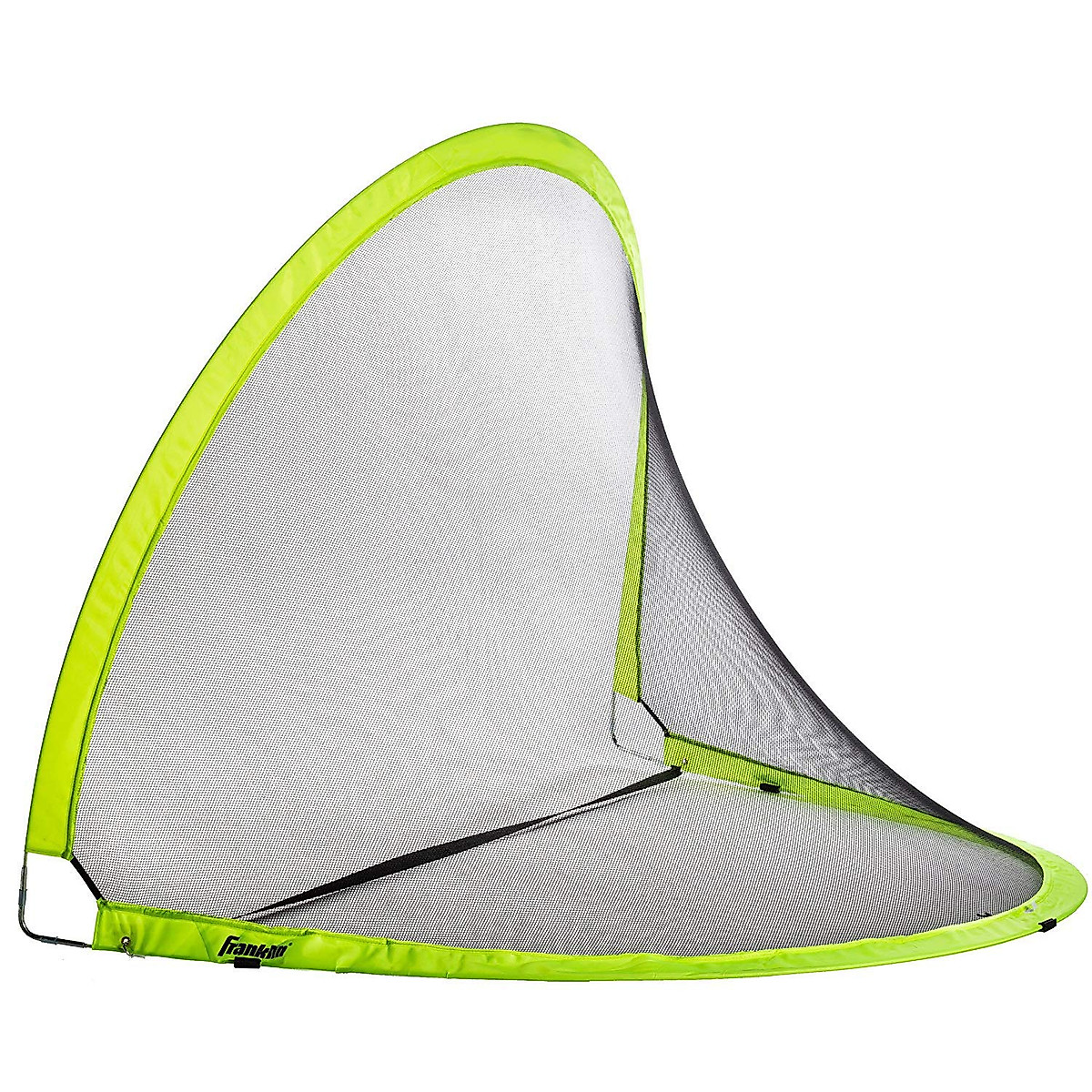 Franklin Sports Pop-Up Dome Shaped Goals - Indoor or Outdoor Soccer Goal - Goal Folds For Storage - 6' x 4' or 4' x 3' Soccer Goal, Optic Yellow