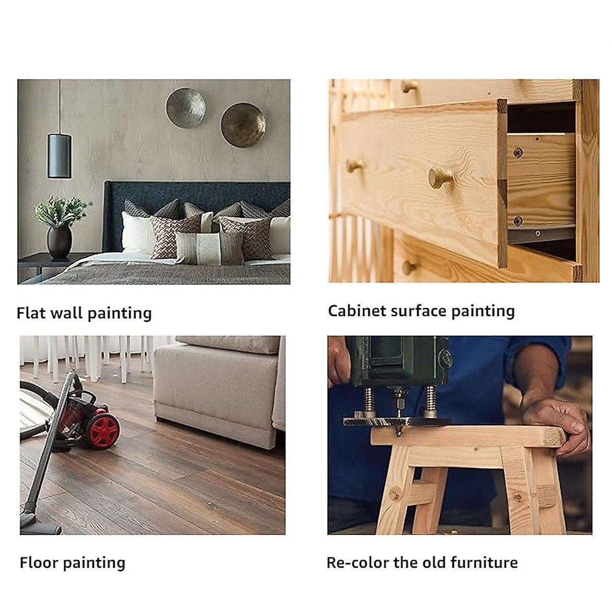 H HAGU LANDE Wood Grain Tool,Woodgraining Tool Kit Textured Paint Roller Soft Rubber, Natural Wood Grain Painting Maker Tool for DIY Wall Room Decor(3PCS)