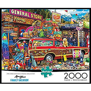 Buffalo Games - Aimee Stewart - Family Vacation - 2000 Piece Jigsaw Puzzle for 168 months to 1200 months