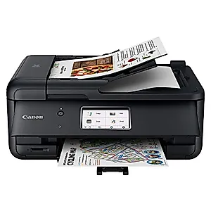 Canon TR8620a All-in-One Printer Home Office | Copier |Scanner| Fax |Auto Document Feeder | Photo and Document | Airprint (R) and Android, Black
