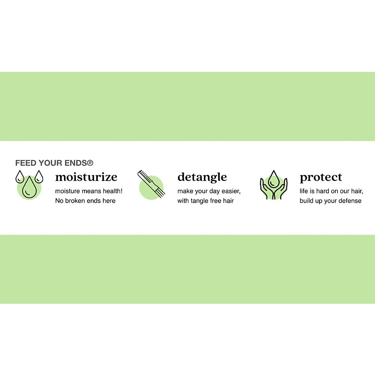 Yarok - Feed Your Ends Leave In Conditioner - Moisturize, Detangle & Protect - Hydrating & Nourishing - For Shiny, Smooth, Soft Hair - 100% Vegan - Gluten, Sulfate, Paraben & Cruelty Free - 4oz