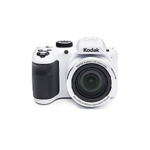 Kodak AZ401-WH PIXPRO 16MP Digital Camera, 3", White (Renewed)