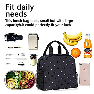 Hanzapor Carry on Garment Bag for Women with Detachable Strap (Polka Dots)