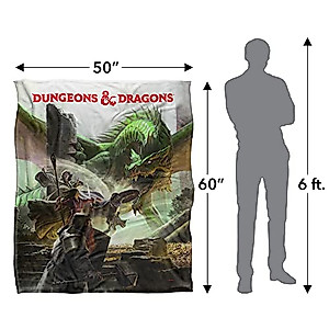 Dungeons and Dragons Starter Set Art Silky Touch Super Soft Throw Blanket 50" x 60"