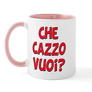 CafePress Italian Che Cazzo Vuoi Mug Ceramic Coffee Mug, Tea Cup 11 oz