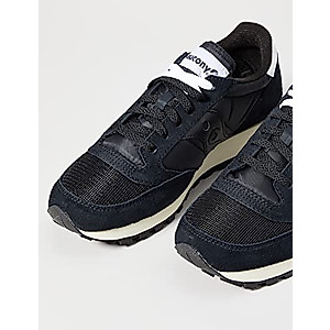 Saucony Originals womens Jazz Original Vintage Sneaker, Black/Black, 7 US