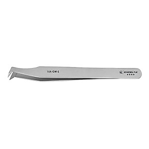 Excelta Cutting Tweezers, Medical Grade Stainless Steel, Ideal for Soft Wire Cutting, 70° Angulated Tip for High-Precision Cutting, Professional