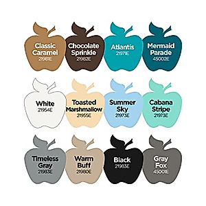 Apple Barrel Farmhouse Acrylic Paint Set, 12, 24 Fl Oz (Pack of 1)