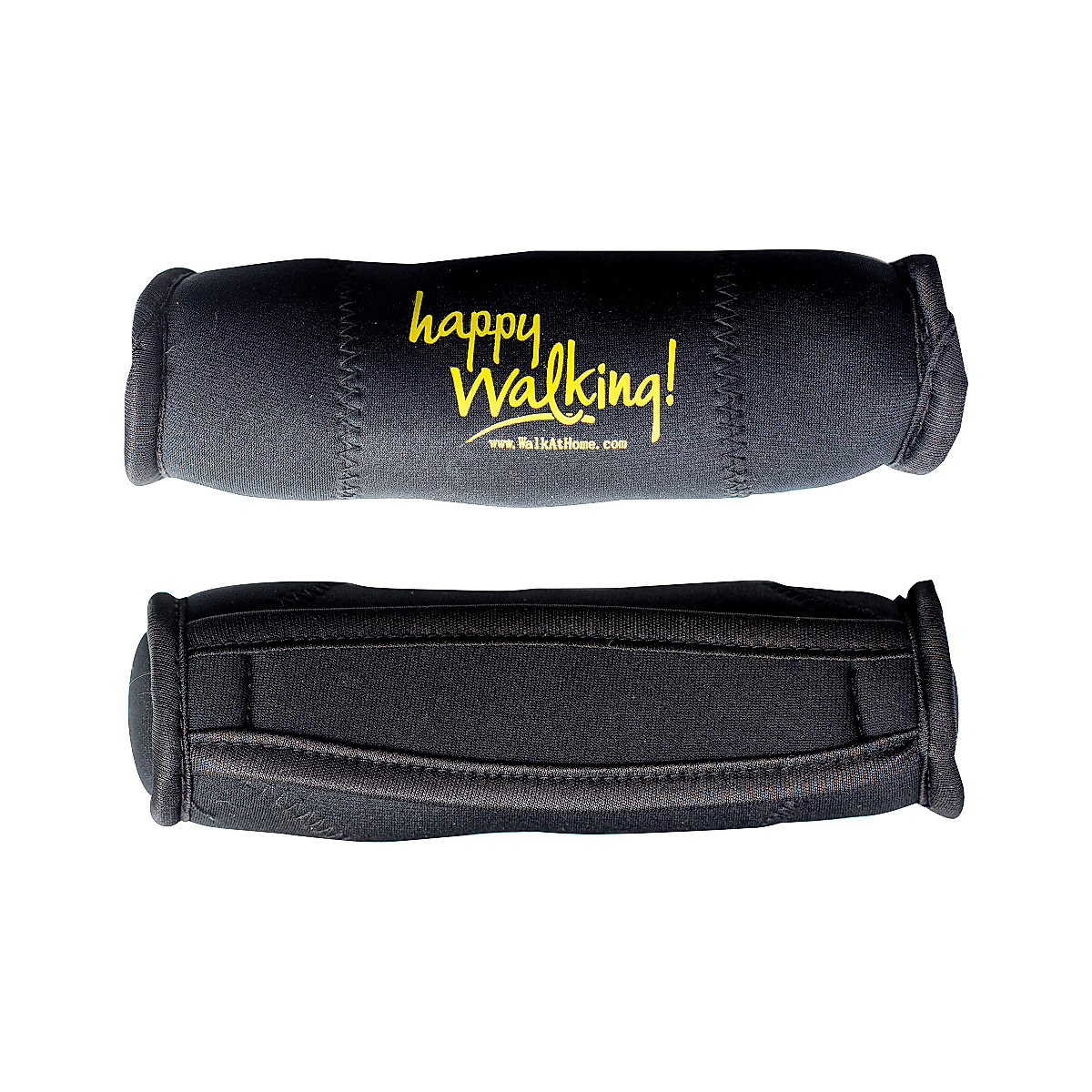 Walk at Home Happy Walking Hand Weights Sets for Women or Men 2 LB Weights Each Neoprene Dumbbell Walking Weights for Home Workout, Exercise, Cardio Miracle, At Home Gym
