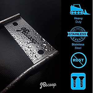 JBscoop Garden Hose Holder Stainless Steel Small Wall Mount Garden Hose Hook, Ideal for Water, Air, Hydraulic Hose, Ropes, Extension Cords Heavy Duty & Rust Proof, Size:6.3x7x6.3 Set of 1