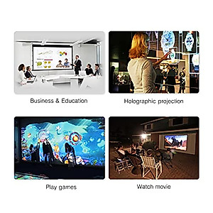 K201 Full HD 1080P 3LCD 300inch Office Home Theater Projector 4K 3D Cinema Education Meeting