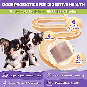 NATURE TARGET Glucosamine and Probiotics for Dogs, Chicken-Flavored Joint Supplement for Dogs, Duck-Flavored Dog Probiotics