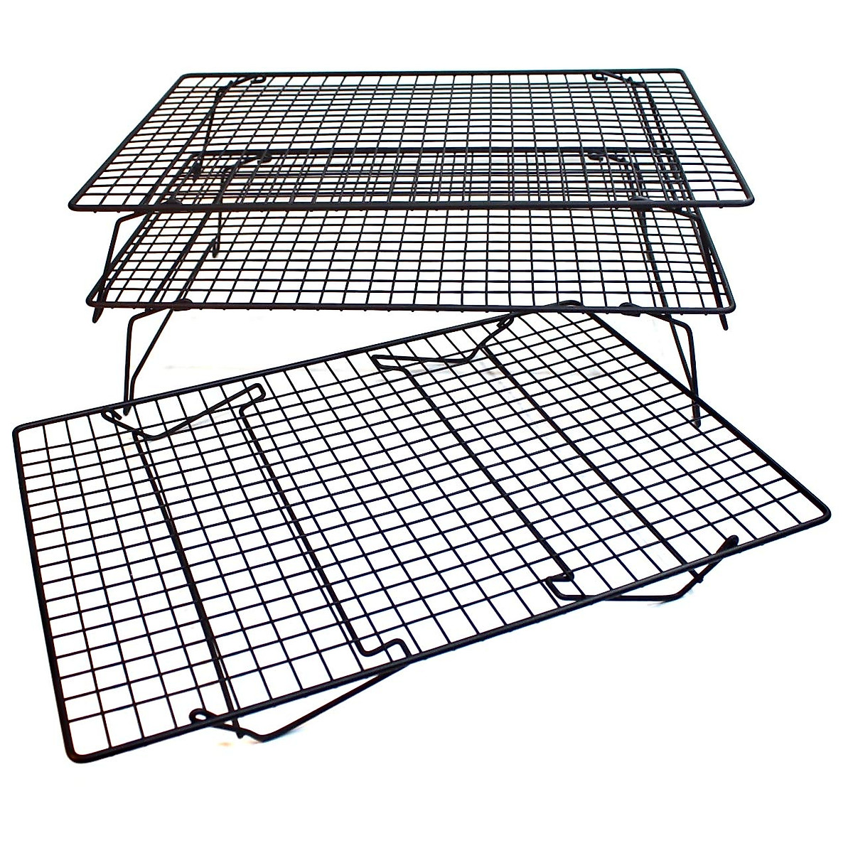 Sunflair Professional Grade 3 Tier Cross Grid Cooling Rack (set of 3)