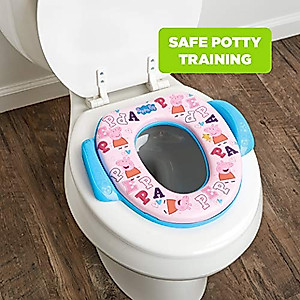 Peppa Pig "I'm Peppa Pig" Soft Potty Seat and Potty Training Seat - Soft Cushion, Baby Potty Training, Safe, Easy to Clean