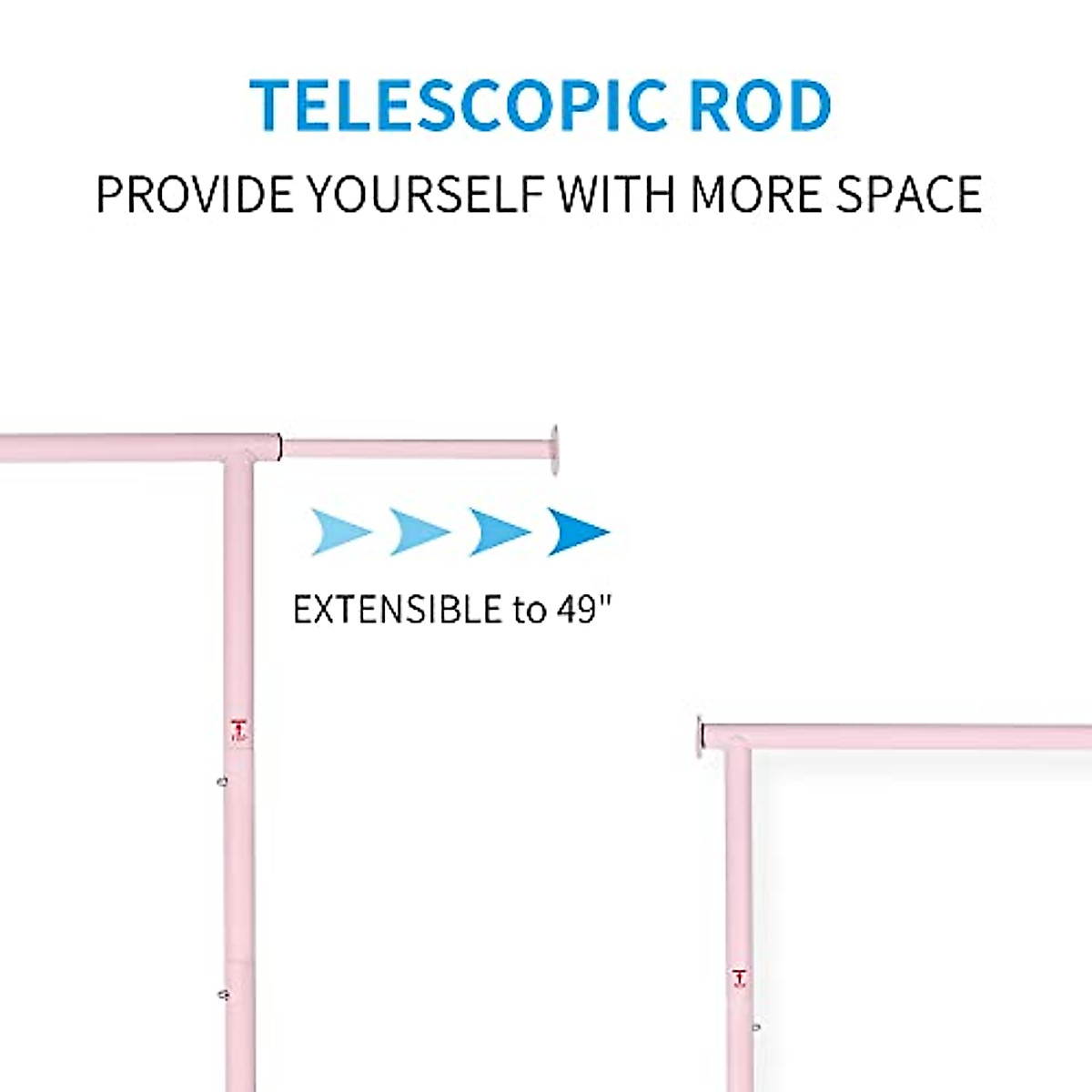 Fishat Simple Double Rod Garment Rack & SAH Solid Wood Dining Chair Set of 2