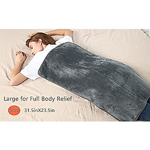 XUYU Heating Pad for Back, Neck, Shoulder, 31.5''x23.6'' Electric Heat Pad Smart Controller with Memory Function, Auto Shut Off