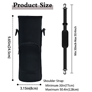 CouldyCasi Portable Blender Storage Bag with Shoulder Strap Blender Storage Sleeve for Portable Blender BJ-2A-16oz 2 Cordless Personal & Small Blender (Black)