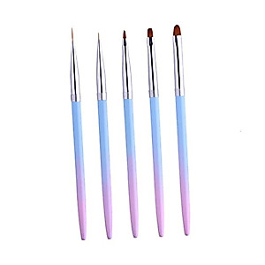 FRCOLOR 1Pc Nail Brush Pen nail painting pens nail liner brush nail brush acrylic brochas para uñas acrilicas gel nail brush nail pull pen girls nail art nail art tool Nail Pen Qiu Ju mix