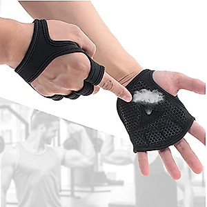 UTMEKUKI Weight Lifting Training Gloves Women Men Fitness Sports Gymnastics Grips Gym Hand Palm Protector Gloves