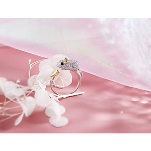 Helen de Lete Rat Steal Cheese S925 Sterling Silver Adjustable Ring