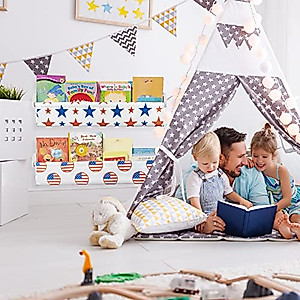 Mefirt Floating Shelves, Wall Mounted Storage Shelves, Set of 2 28.6 inch Wall Floating Shelf Organizer for Bedroom, LivingRoom, Office, Entryway, Toilet, Laundry Room Storage & Decoration