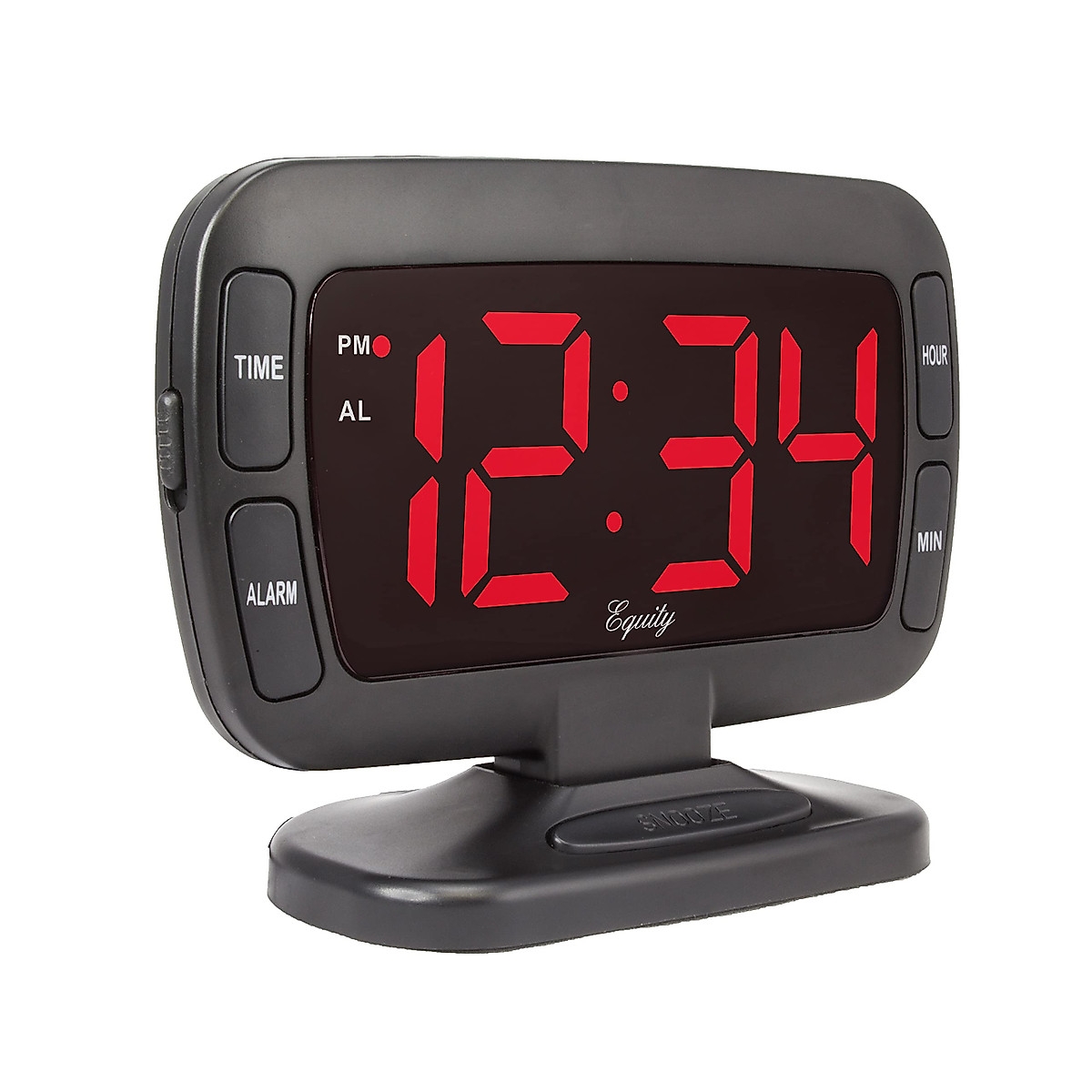 La Crosse Technology Equity 30016 Large 1.8 Inch Tilt LED Alarm Clock