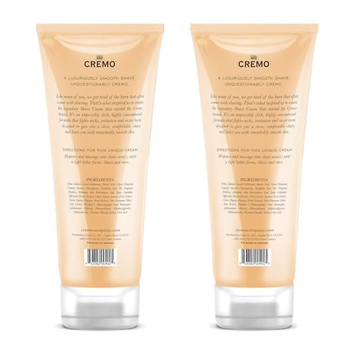 Cremo Coconut Mango Moisturizing Shave Cream, Astonishingly Superior Ultra-Slick Shaving Cream for Women Fights Nicks, Cuts and Razor Burn, 6 Fl Oz (Pack of 2)