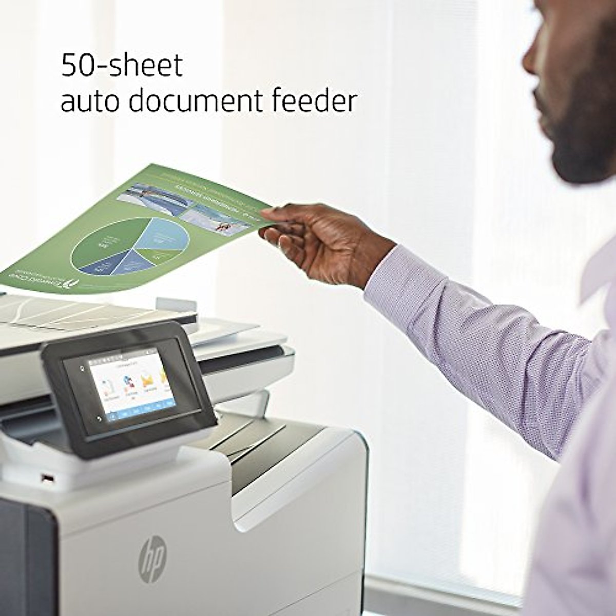 HP PageWide 377dw Color Multifunction Business Printer with Wireless & Duplex Printing (J9V80A)
