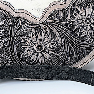 Merbaa Western Canteen Round Bag Luxurious Cowhide Leather Messenger Bag for Women - Your Ultimate Style Companion for Every Occasion