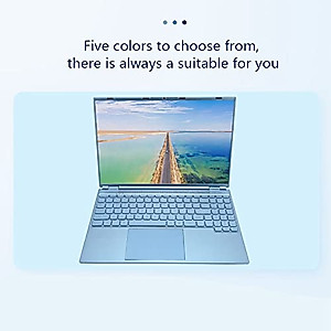 16 Inch Laptop, 2.4G 5G WiFi 1920X1200 HD IPS Display Portable Laptop, 12GB High Bandwidth Onboard DDR4 RAM, Full Size Backlit Keyboard for Home Entertainment, Gaming, Meetings (12GB+512GB US Plug)