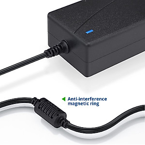 DC 12V 3A Power Adapter, US Plug, 4.6FT Power Cord, 36 Watt AC 100-240V to DC 12Volt Transformers, Switching Power Supply for LED Strip Light, Camera, Wireless Router 2.1mm X 5.5mm
