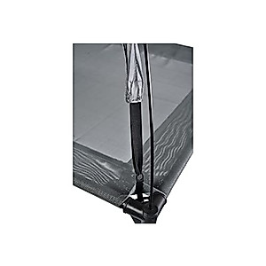 Go Gear Outdoor Elevated Pet Bed Mat for Cats & Dogs with UV & Water Resistant Canopy Gray, Medium