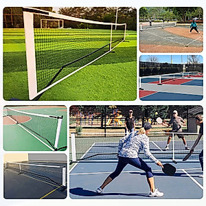 TOBWOLF 22x3ft Pickleball Replacement Net, Indoor Outdoor Pickleball Net for Most Free-Standing Pickle Ball Frame, Official Regulation Size Net for Portable Pickleball Net System