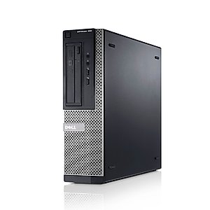 Dell Optiplex 390 Business High Performance SFF Desktop Computer PC (Intel Quad-Core i5-2400 up to 3.4GHz, 8GB DDR3, 1TB HDD, HDMI, DVD, Windows 10 Pro 64-bit) (Renewed)