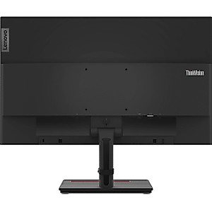 Lenovo ThinkVision S24e-20 23.8" Full HD WLED LCD Monitor 2-Pack Bundle with 1920 x 1080, Vertical Alignment, HDMI-VGA, Raven Black, MK270 Wireless Keyboard and Mouse, Gel Pads, Dual Monitor Stand