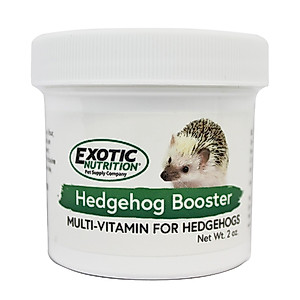 Hedgehog Booster - Complete Multivitamin - Powdered Vitamin & Mineral Supplement for Pet Hedgehogs (2 oz.)