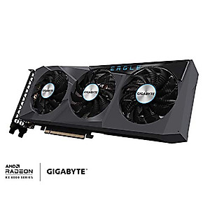 GIGABYTE Radeon RX 6700 XT Eagle 12G Graphics Card, WINDFORCE 3X Cooling System, 12GB 192-bit GDDR6, GV-R67XTEAGLE-12GD Video Card